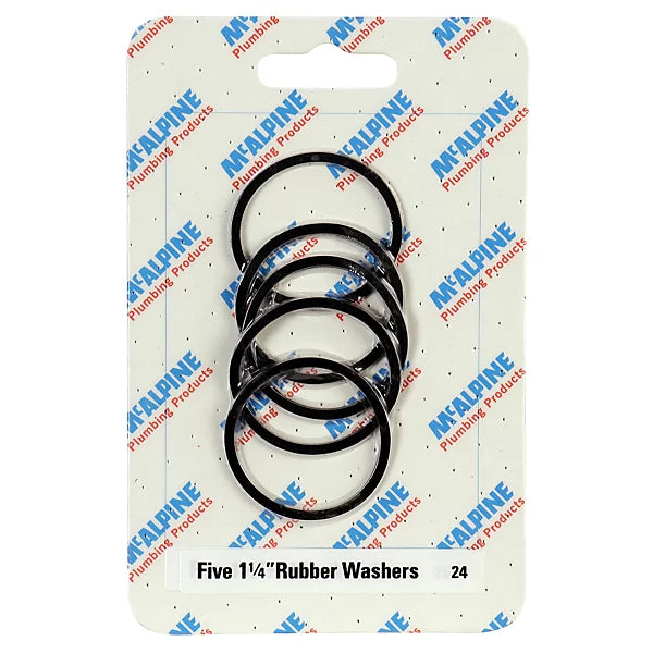 CARD-24 Mca No.24 Handipak - 5x 1.25" Rubber Washers