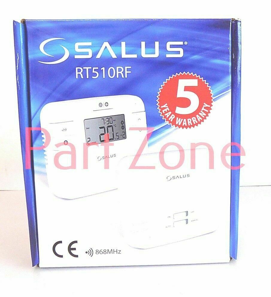 Salus RT510RF Wireless Programmable Thermostat Electronic RF Heating C ...